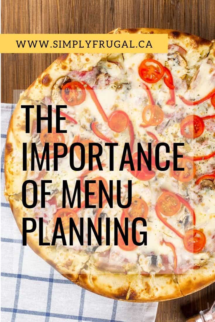 The Importance Of Menu Planning