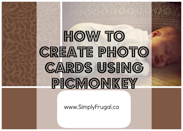 How to make photo cards using picmonkey