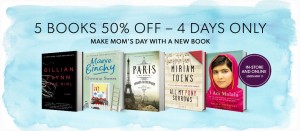 Chapters Indigo: 5 Books 50% off
