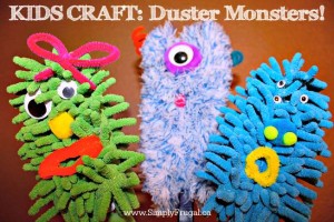 Kids Craft: Duster Monsters