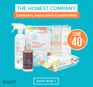 The Honest Co. Products up to 40% off