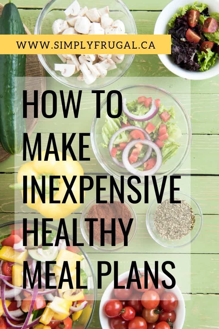 How to make an inexpensive healthy meal plan for families on a budget