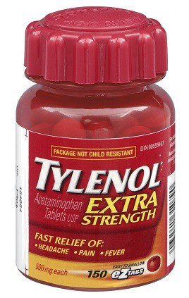 Tylenol Extra Strength Bottle