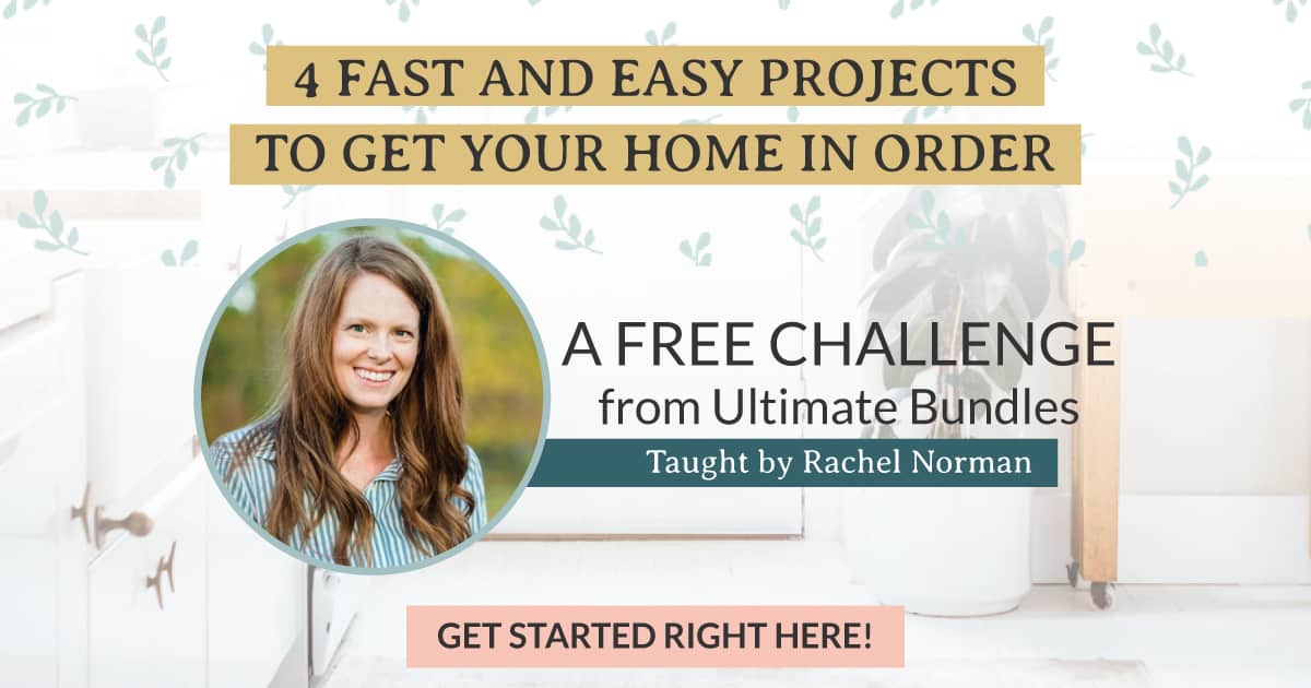 Free Challenge: 4 Fast and Easy Projects to Get Your Home in Order