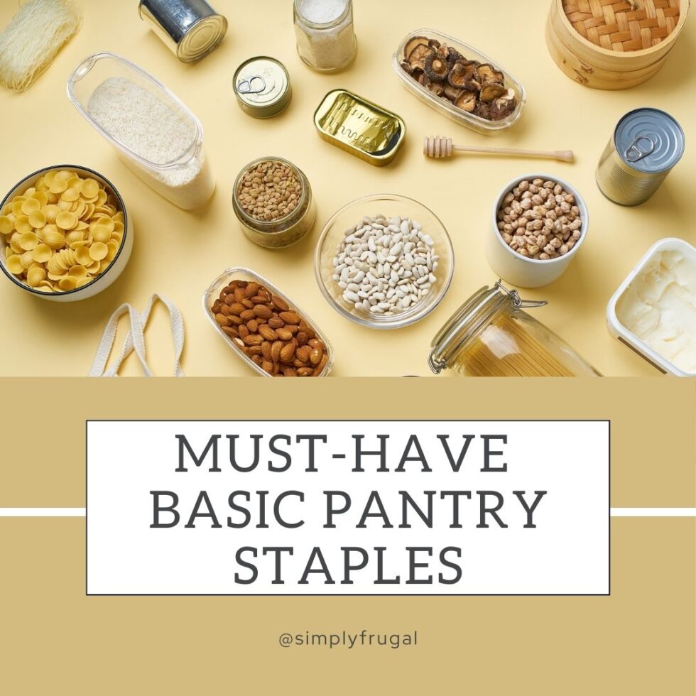 Basic Pantry Staples List (and a Free Printable)
