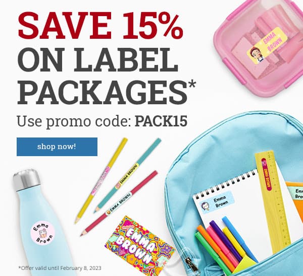 Oliver's Labels: 15% off Label Packages